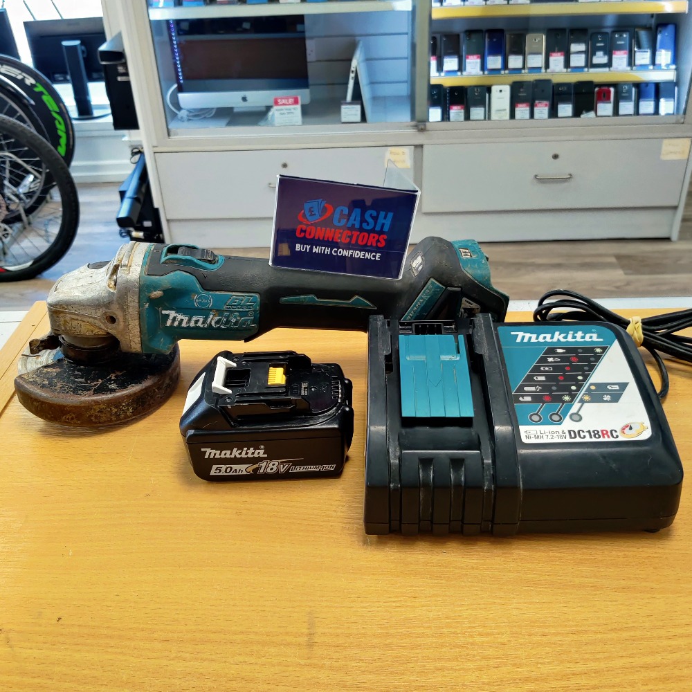 Makita MAKITA DGA463 18V LI-ION LXT 4 1/2" BRUSHLESS CORDLESS ANGLE ...